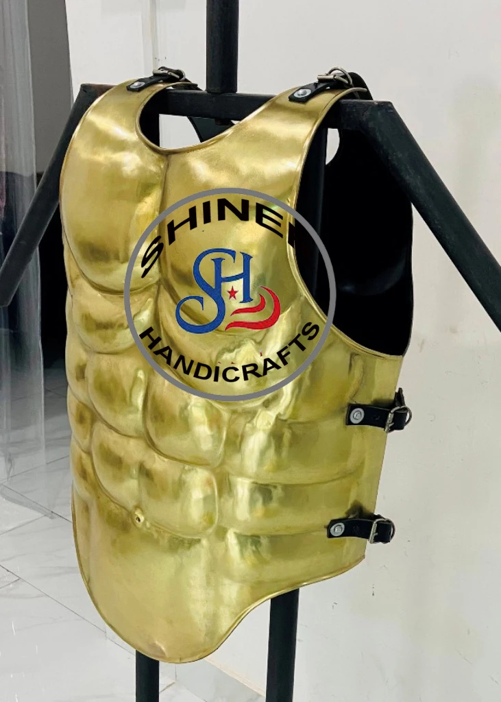 Medieval Muscle Armor Jacket Roman Armor Spartan Costume 18 Gauge Steel ...