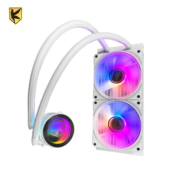 White 240mm Argb Aio Water Cooling Fan Motherboard Sync For Pc - Buy ...
