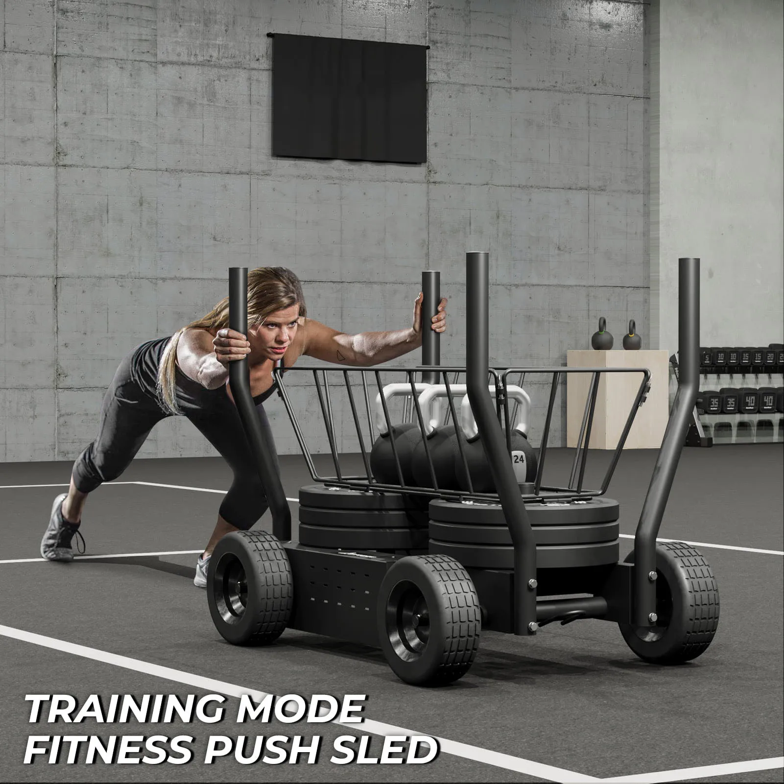 Weight Capacity 1000 Lbs Fitness Push Sled Weight Sled Power Sled ...