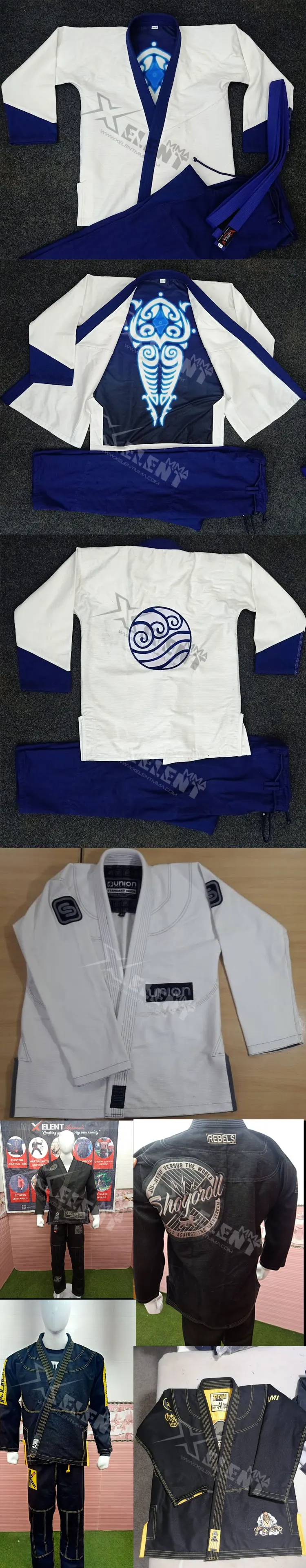 Custom Bjj Gi Series Made With 100% Cotton 450 Gsm Pearl Weave Fabric ...