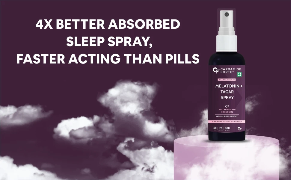 Melatonin Sleep Spray With Tagara & Chamomile To Improve Sleep Quality ...