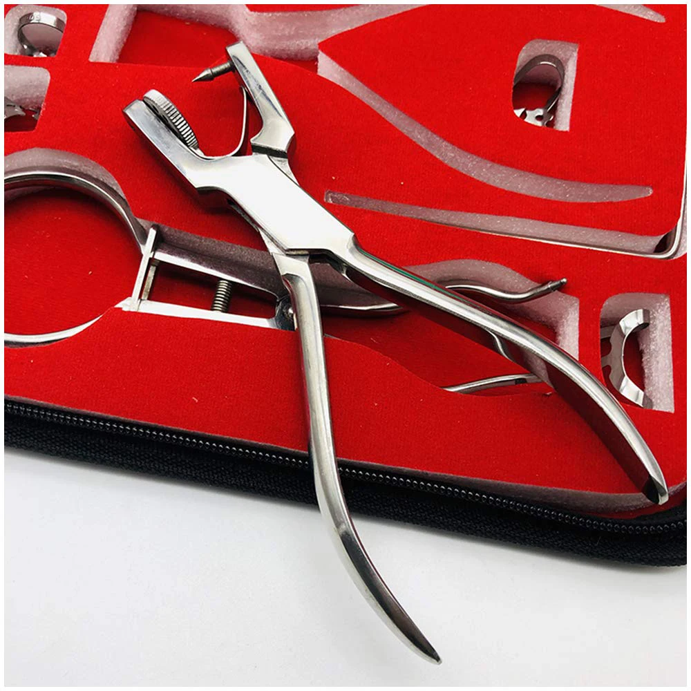 Dental Instrument Stainless Steel Rubber Dam Kit Rubber Dam Tools Kit ...