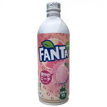 Japan Fanta Carbonated Drinks 300ml Grape White Peach Flavor Carbonated ...