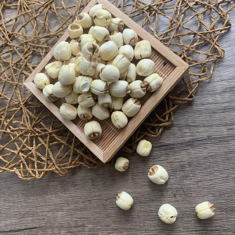 Vietnam Dried White Lotus Seed Snack Healthy Roasted Lotus Seeds Snack ...