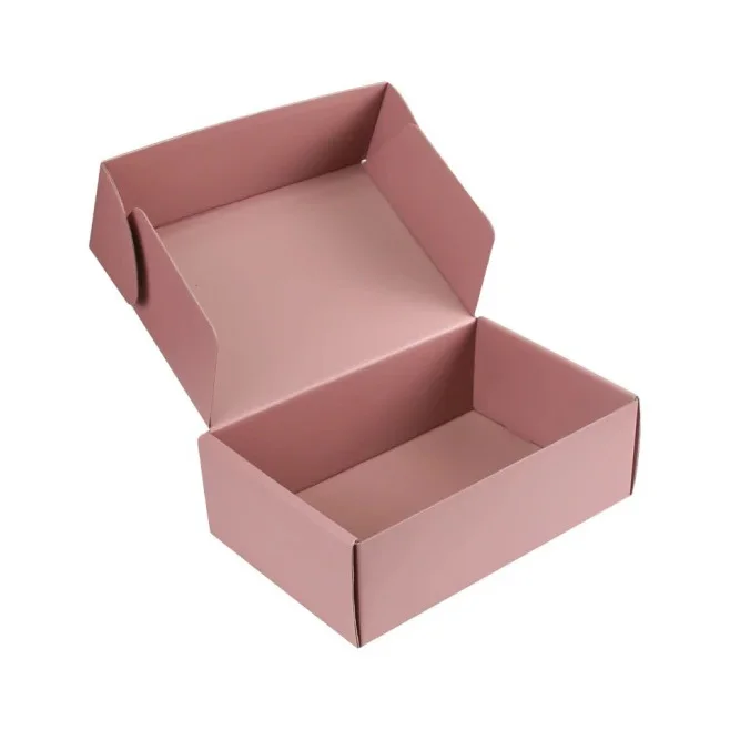Red Shipping Boxes Recyclable Corrugated Cardboard Box Small Mailing ...