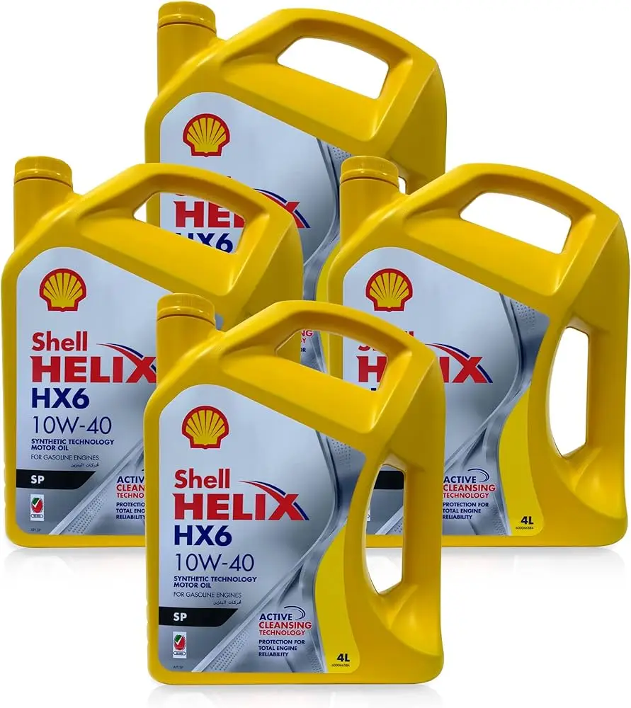 Shell Helix HX6 10W 40 Synthetic Car Oil - Advanced Engines