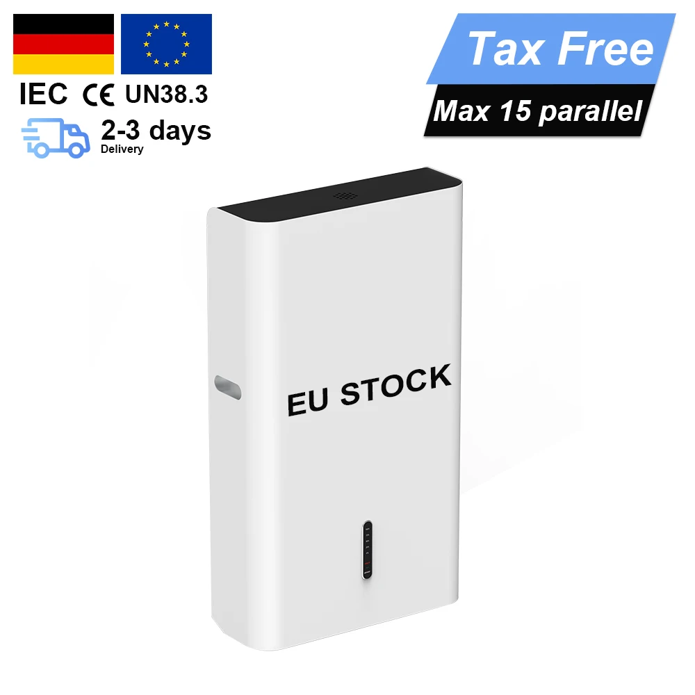 Lifepo4 Solar Battery Lithium Battery Built-in Bms 5kw - Buy Power Wall ...