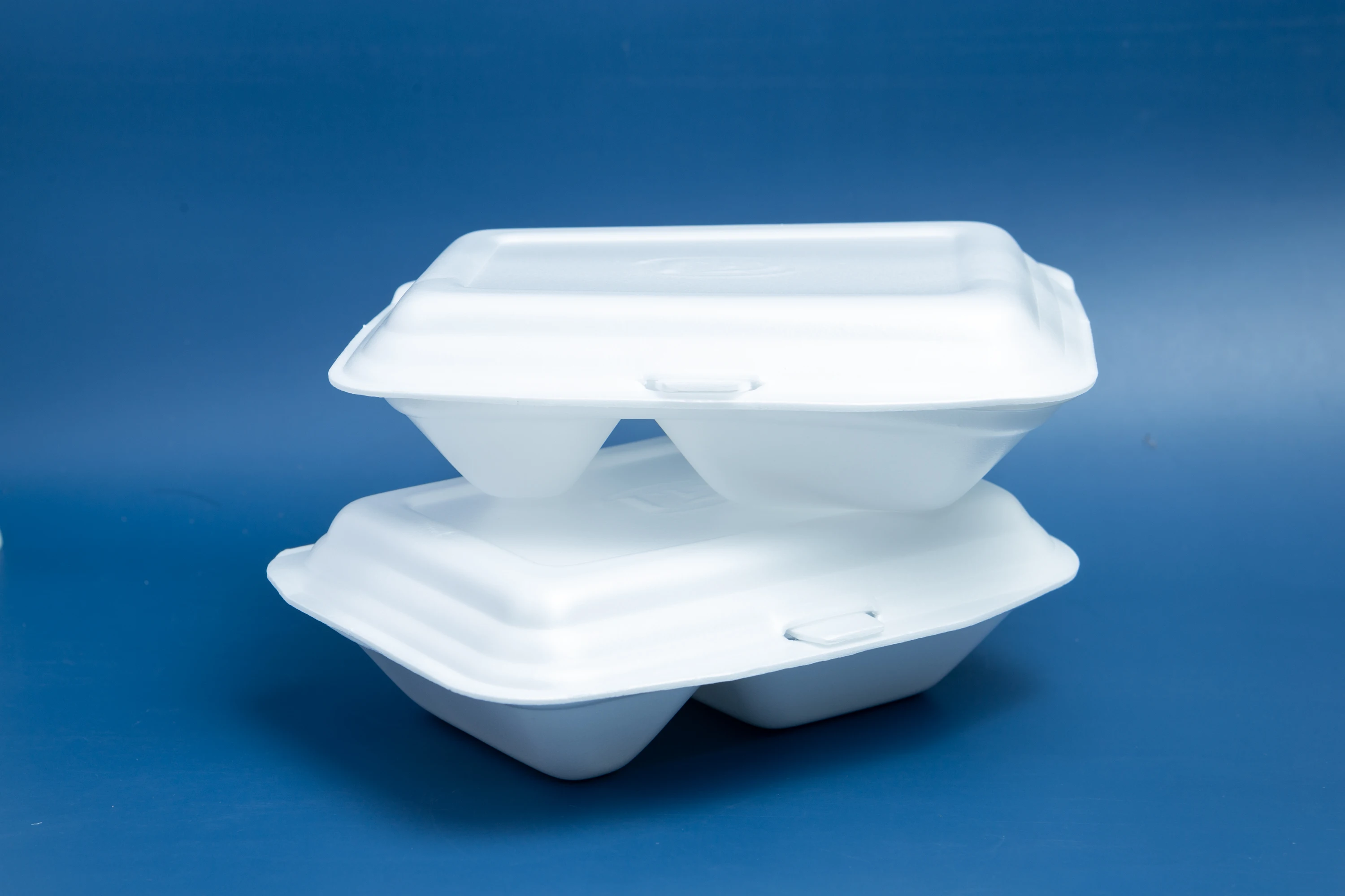 Three Compartments Disposable Ps Foam Food Container High Quality For Food/ Fruit Japan Standard ...