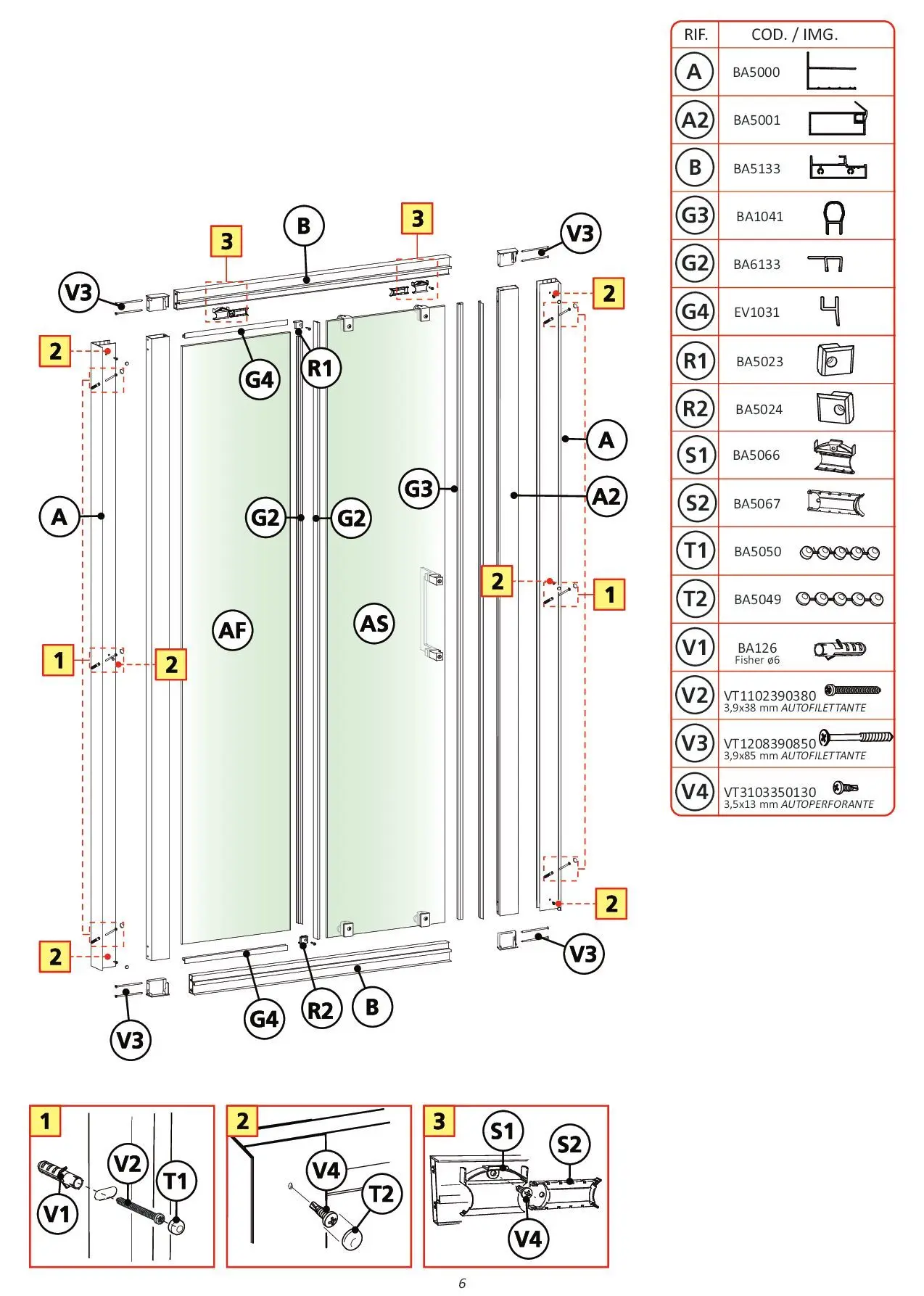 Modern Niche Rectangle Shower Enclosure 6mm Tempered Glass with ...