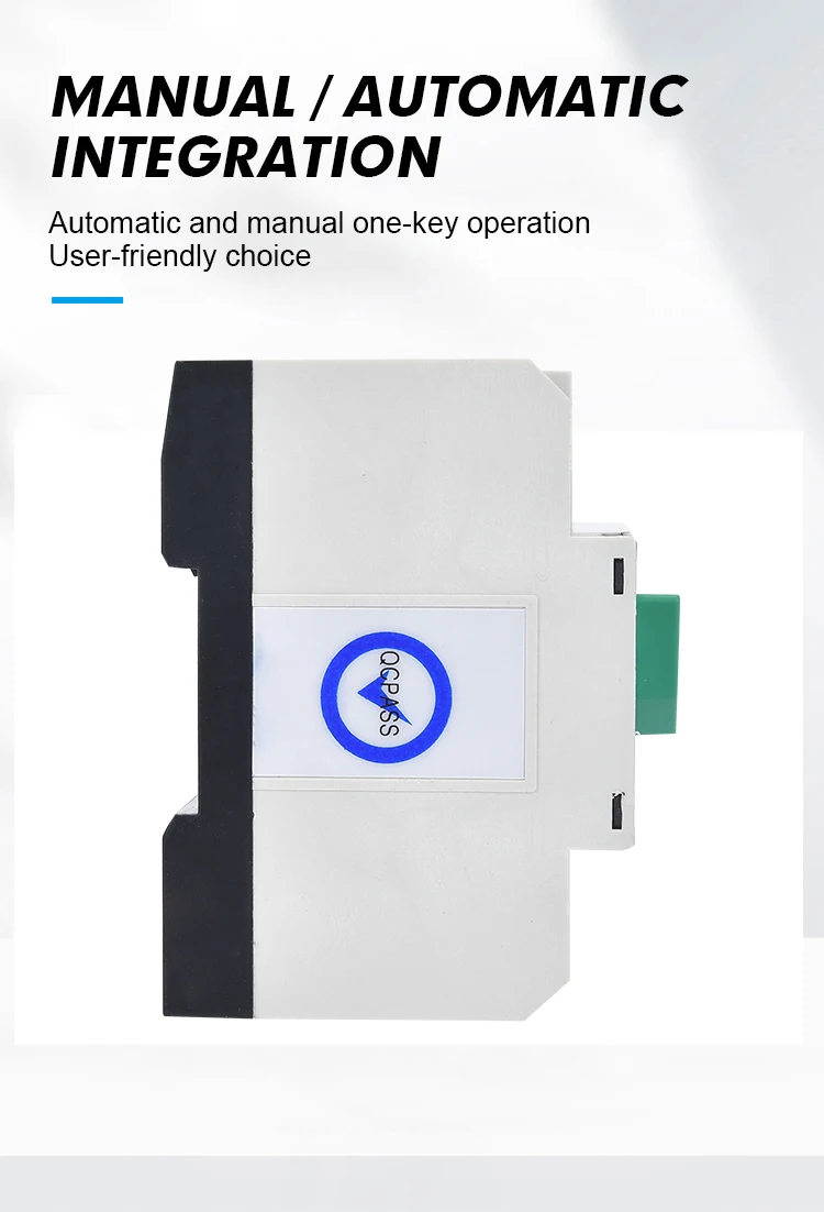 3 Phase Din Rail Ats Dual Power Automatic Transfer Switch Electrical Selector Switches ...