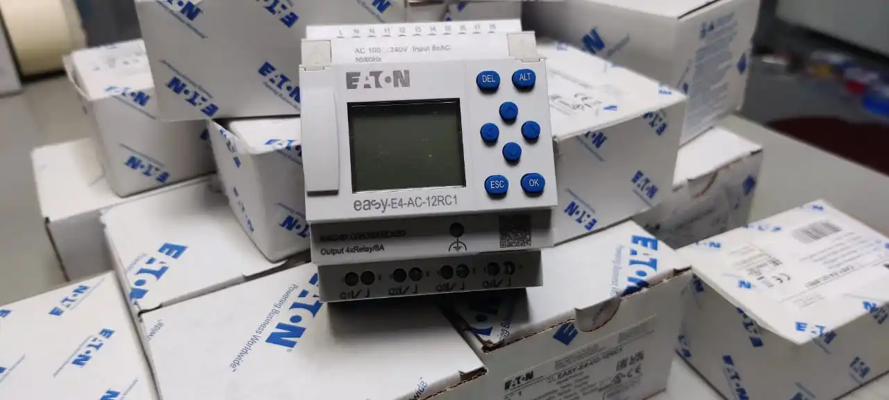 Eaton Easy-e4-ac-12rc1 100-240 V Ac,100-240 V Dc,8di,4do Original Plc ...