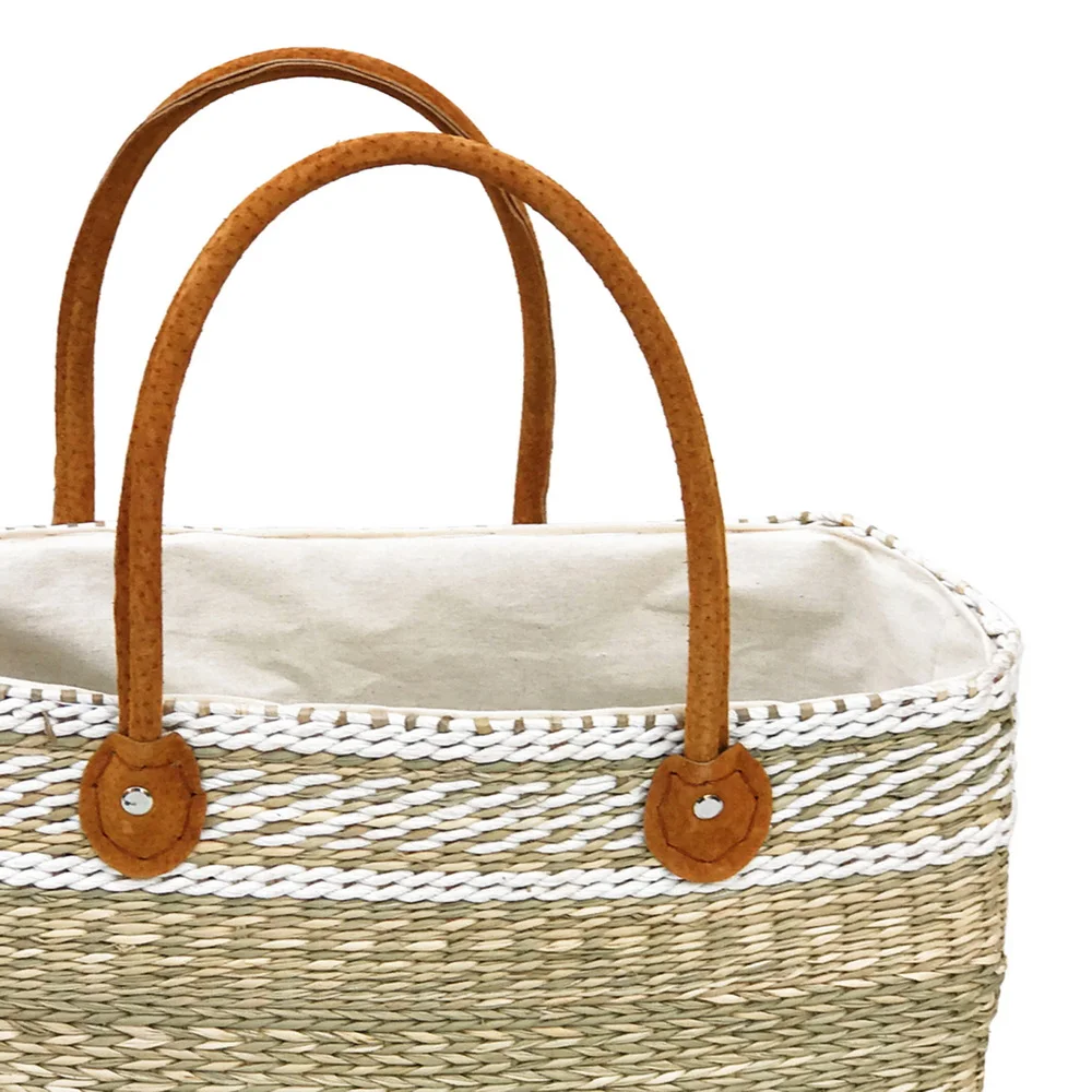 Vietnam Eco Friendly Straw Handbags For Girl Women Lady Soft Customized ...