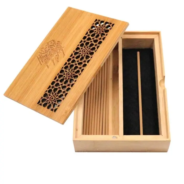 Bakhoor BoSidin Wooden Incense Oud Bakhoor Burner Gift Box with Incense ...