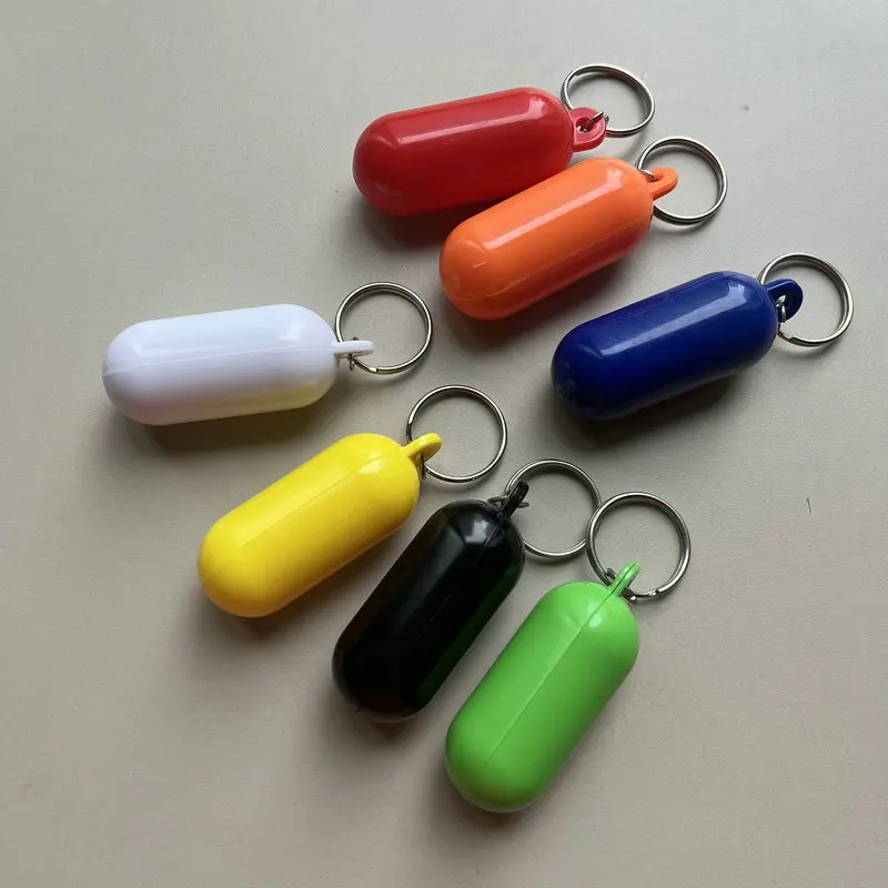 Capsule Keyring - Floating Foam with Embossing Printing