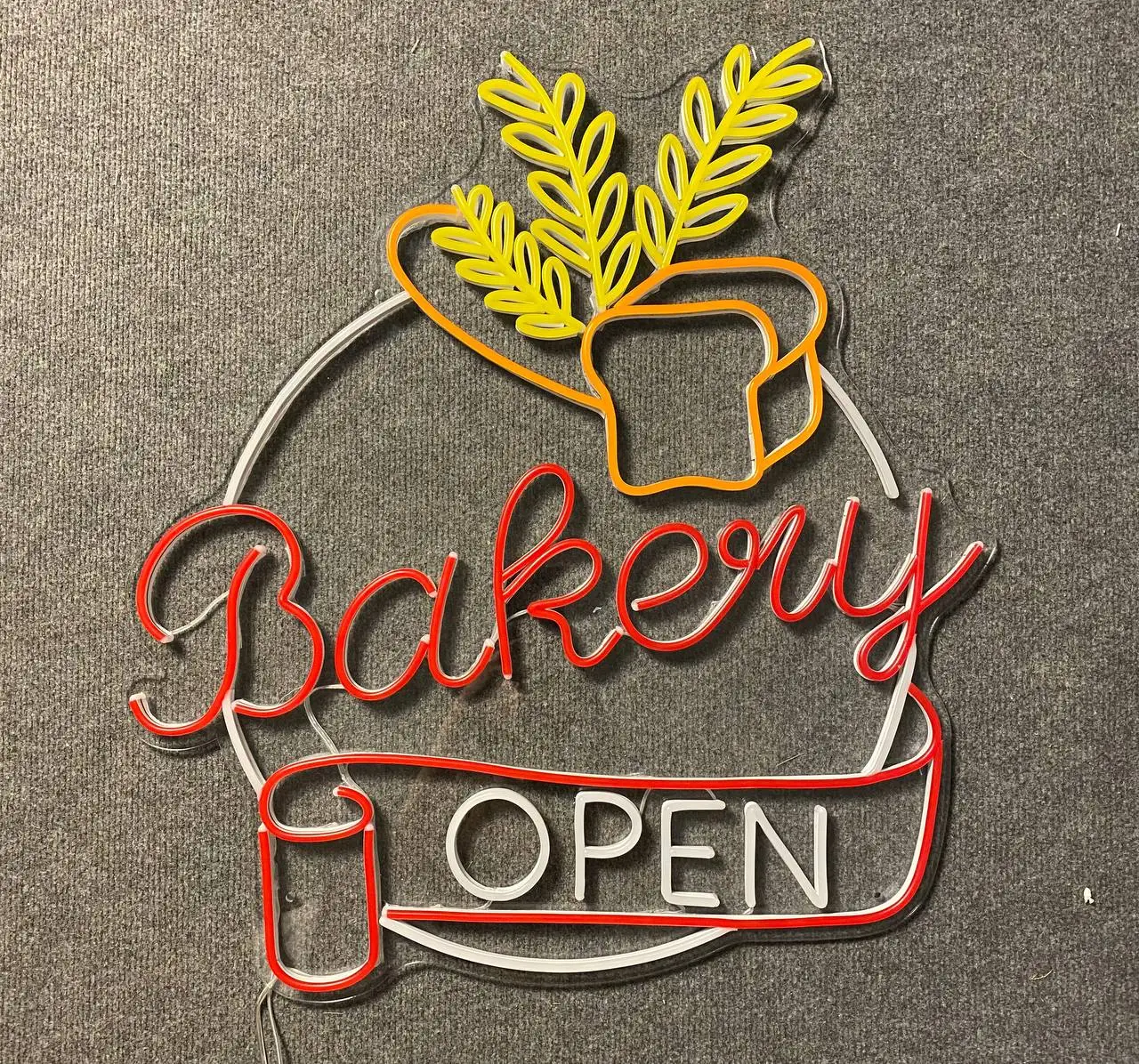 Bakery Open Welcome Neon Sign Bakery Open Welcome Led Decor - Buy Come ...