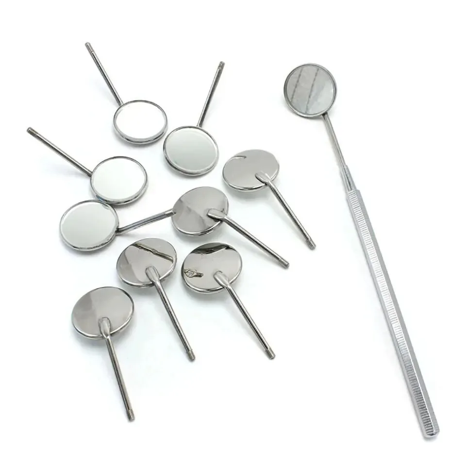 Dental Mirror Kit Mouth Mirror Dentist Tool Teeth Scaler Dentist Tools ...