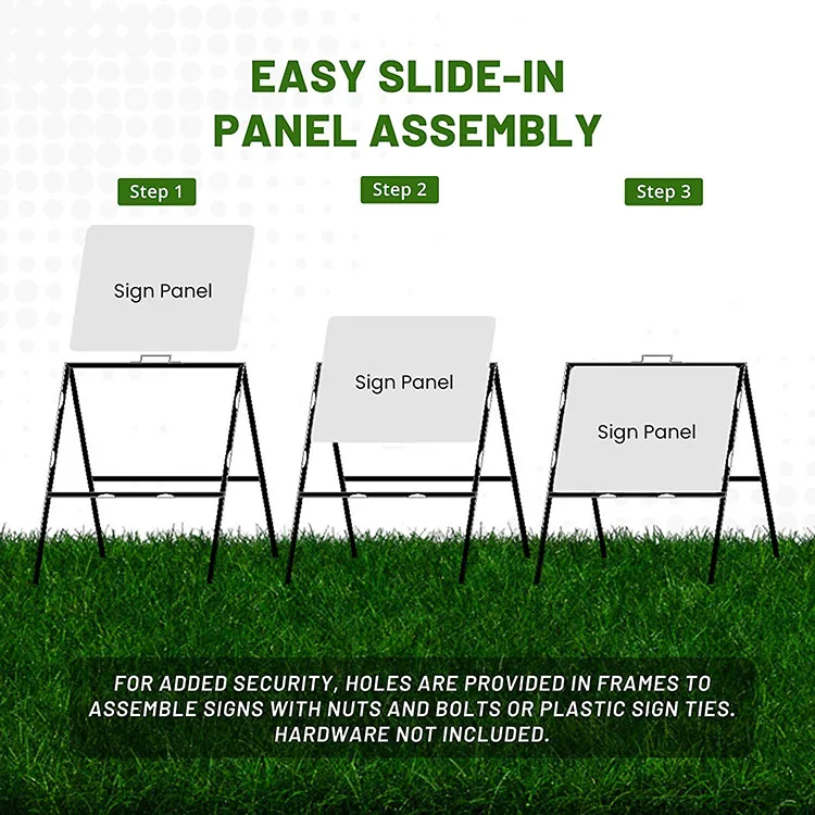 Jh-mech Lightweight And Portable Sidewalk Portable Folding Metal Custom ...