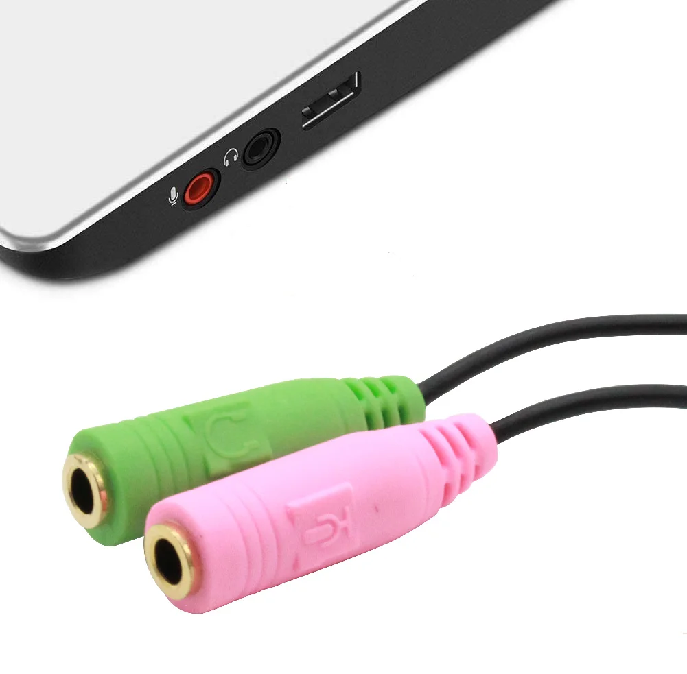 3.5mm 4 Pin Jack to 3.5mm Stereo Plugs Audio Cable - J20221104 ...