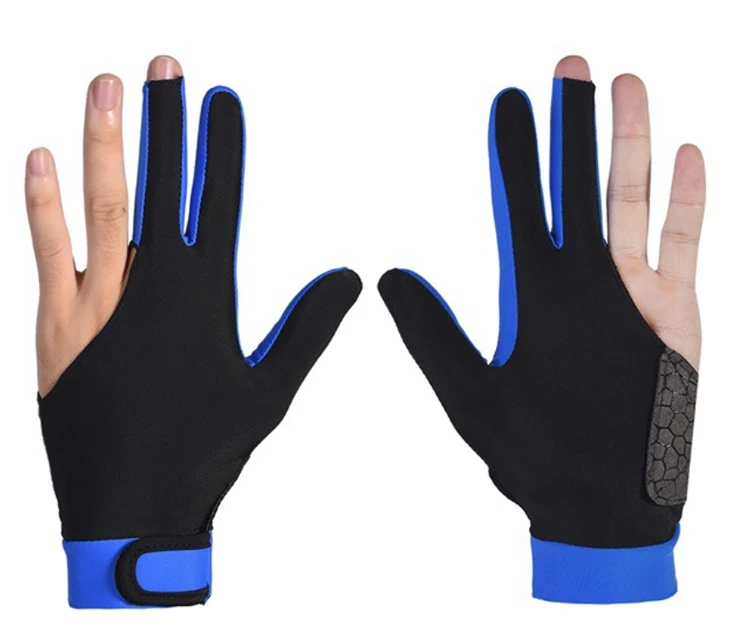 Billiards Glove 3 Finger Pool Glove For Left Hand,Durable Double ...