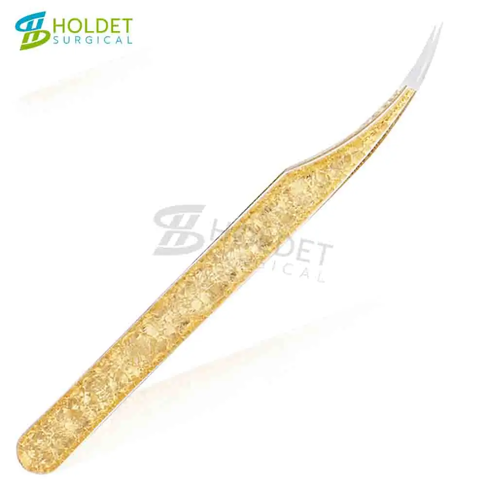 Demand Grip Stainless Steel Eyelash Extension Tweezers Beauty & Tools 1 ...