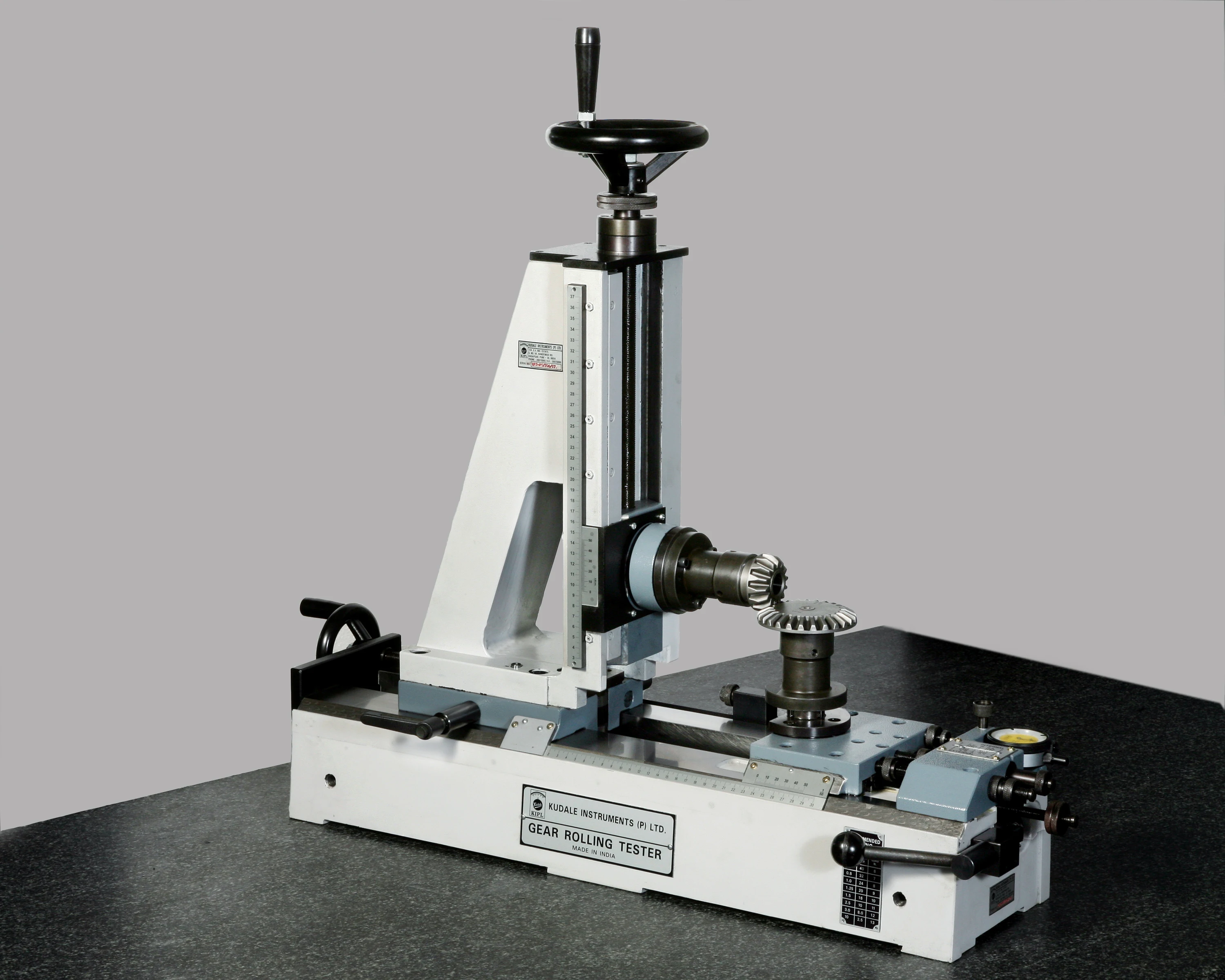 1-Year Warranty Manual Bevel and Worm Attachment Gear Roll Tester ...