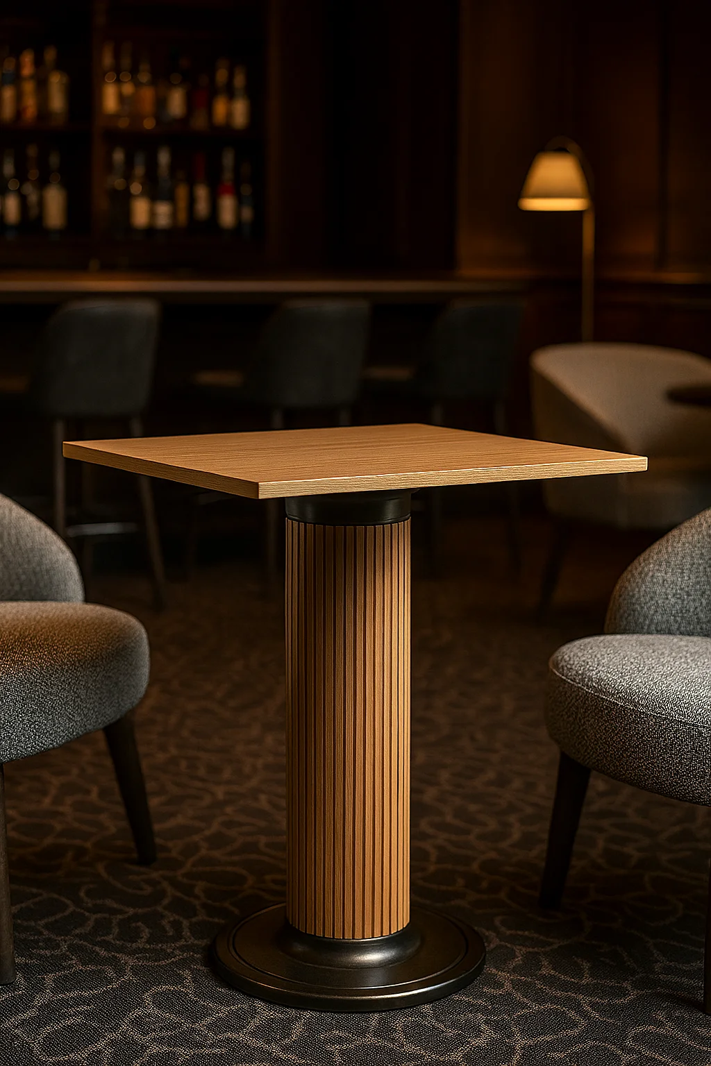 Handmade Luxury Solid Oak Wood Coffee Table Bar Table for Dining Hotel ...