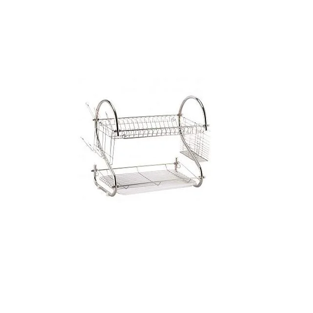 Alibaba.com: 3-tier iron dish drying rack with utensil cup holder and ...