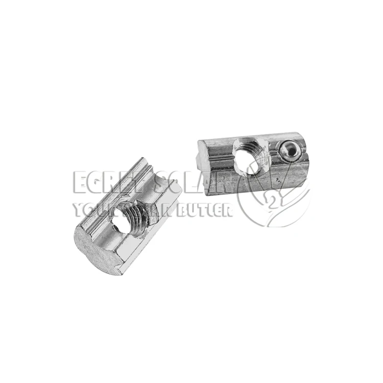 M8 Slide Block with Spring Solar Aluminum Slide Nut M8 Slot Nut for ...