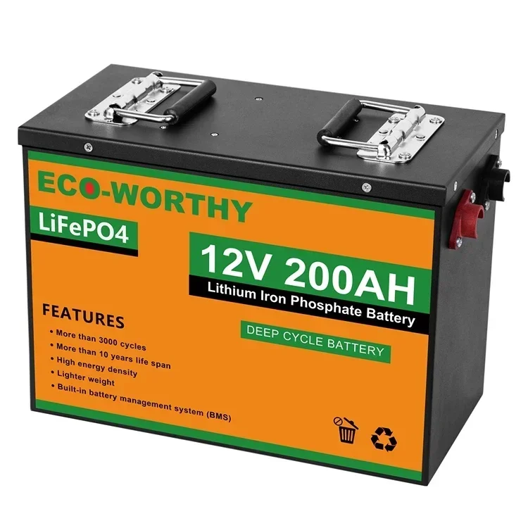 Eco-worthy 12V 200ah Ion Bms High Voltage Solar Power Generator