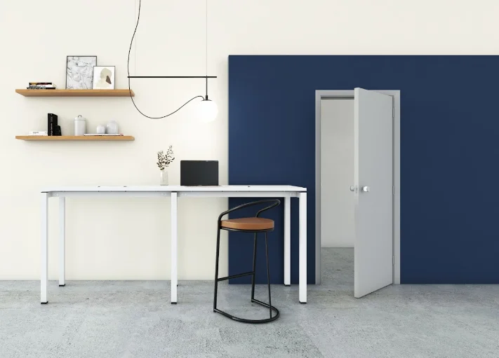 2023 Factory Direct High Bar Table Office Desk Workstation 3 Seater ...