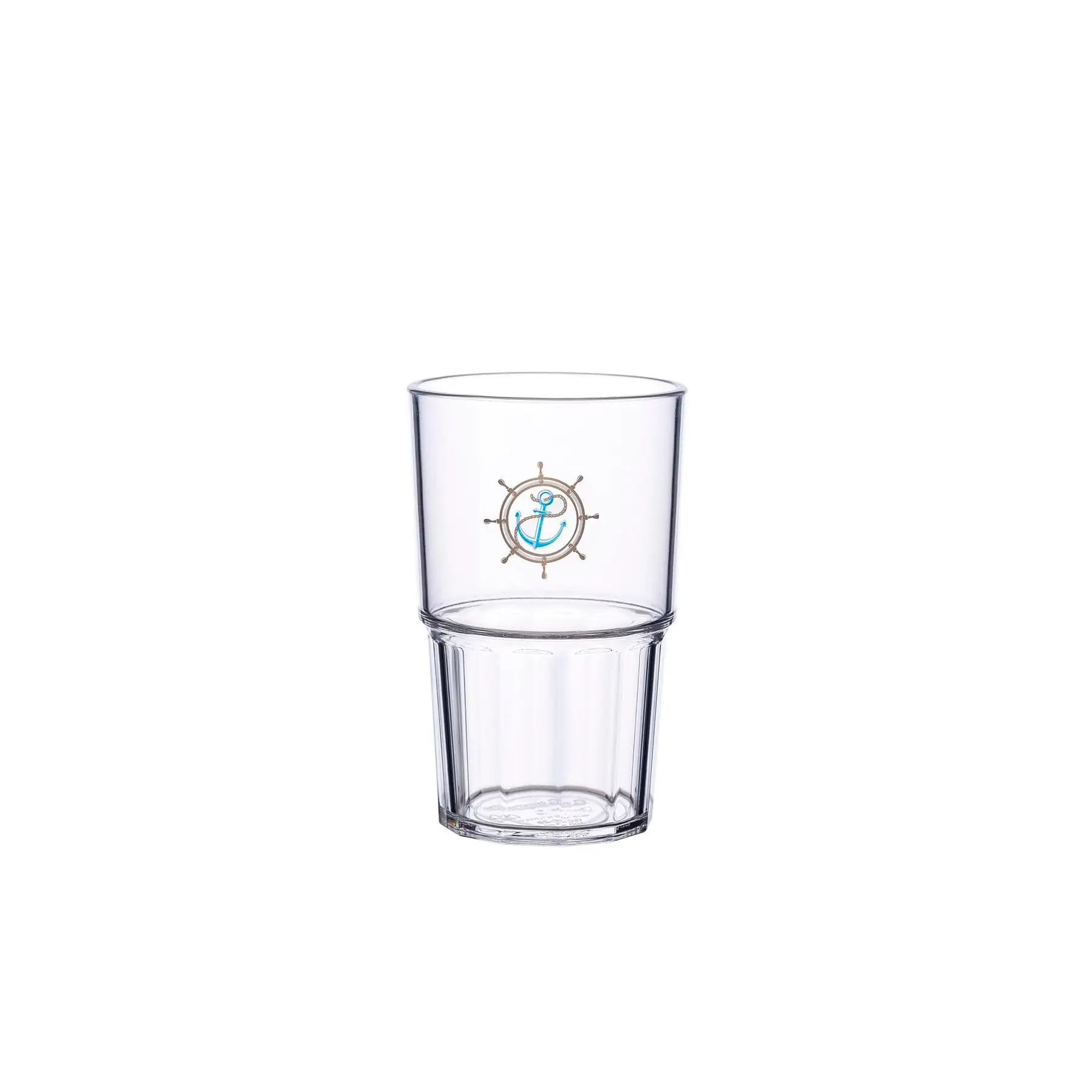Marine Emblem Unbreakable Stackable Water Glass,Set Of 6 - Buy Marine ...
