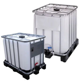 Chemical Plastic Ibc Tank Metal Frame Water Tank 100% Pe Material Blow ...