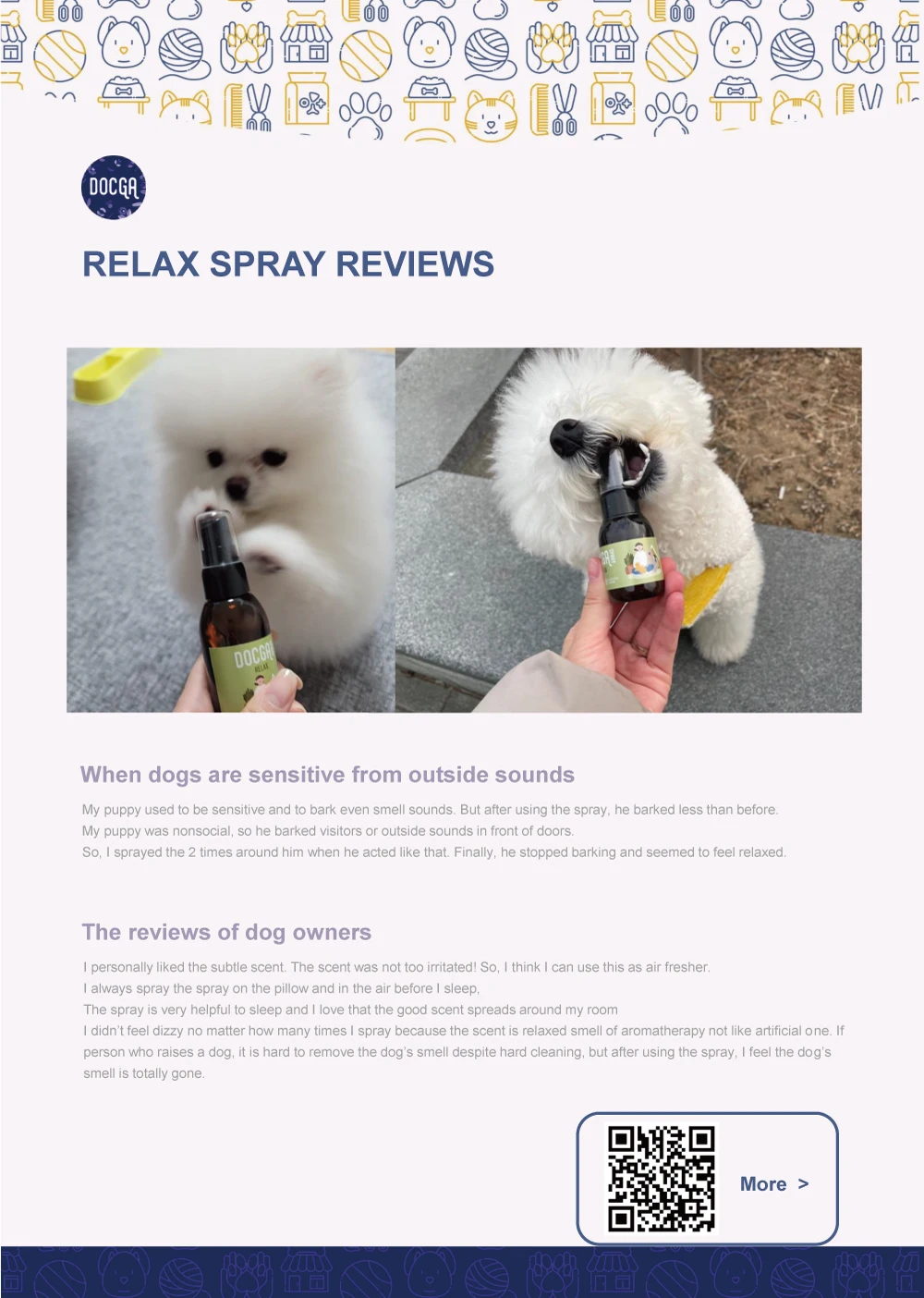 High Quality Eco-friendly Pet Dog Spray Perfume Oem Relaxation Spray ...