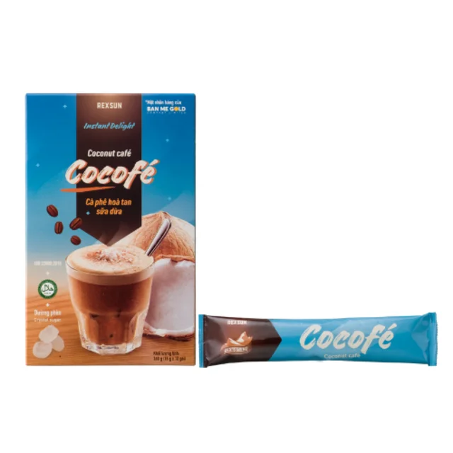4in1 Instant Coffee Mix Cocofe 10 Sticks X 16g/box,A Mixture Of Coffee ...