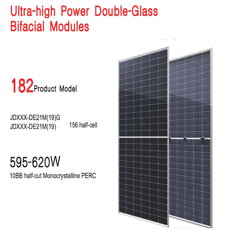 Solar Panel Bifacial N-Type 620 Watt 610 Watt 600 Watt Solar Panel Half ...