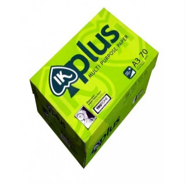 New Quality Ik Yellow A4 Paper 75 Gsm 70 Gsm/bond Paper/ik Plus A4 ...