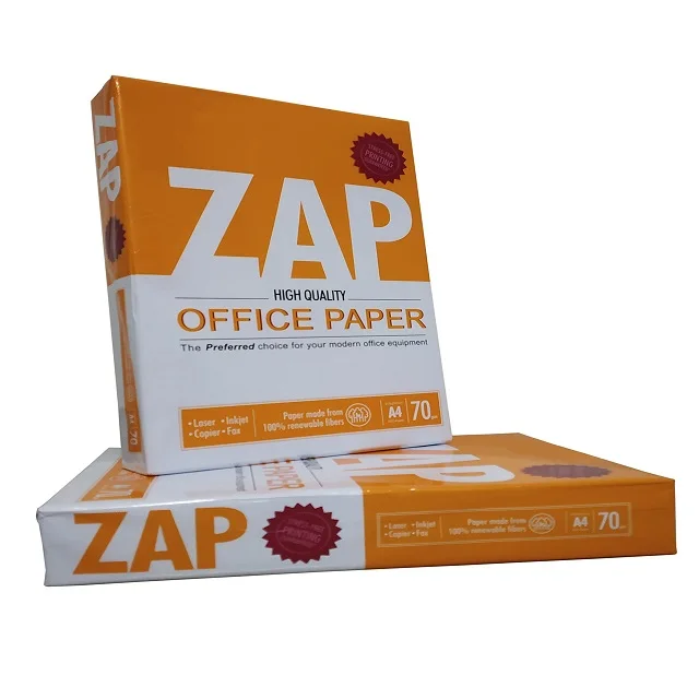 100% Good Quality School Paper Zap Paper A4 Copy Paper For Sale - Buy ...