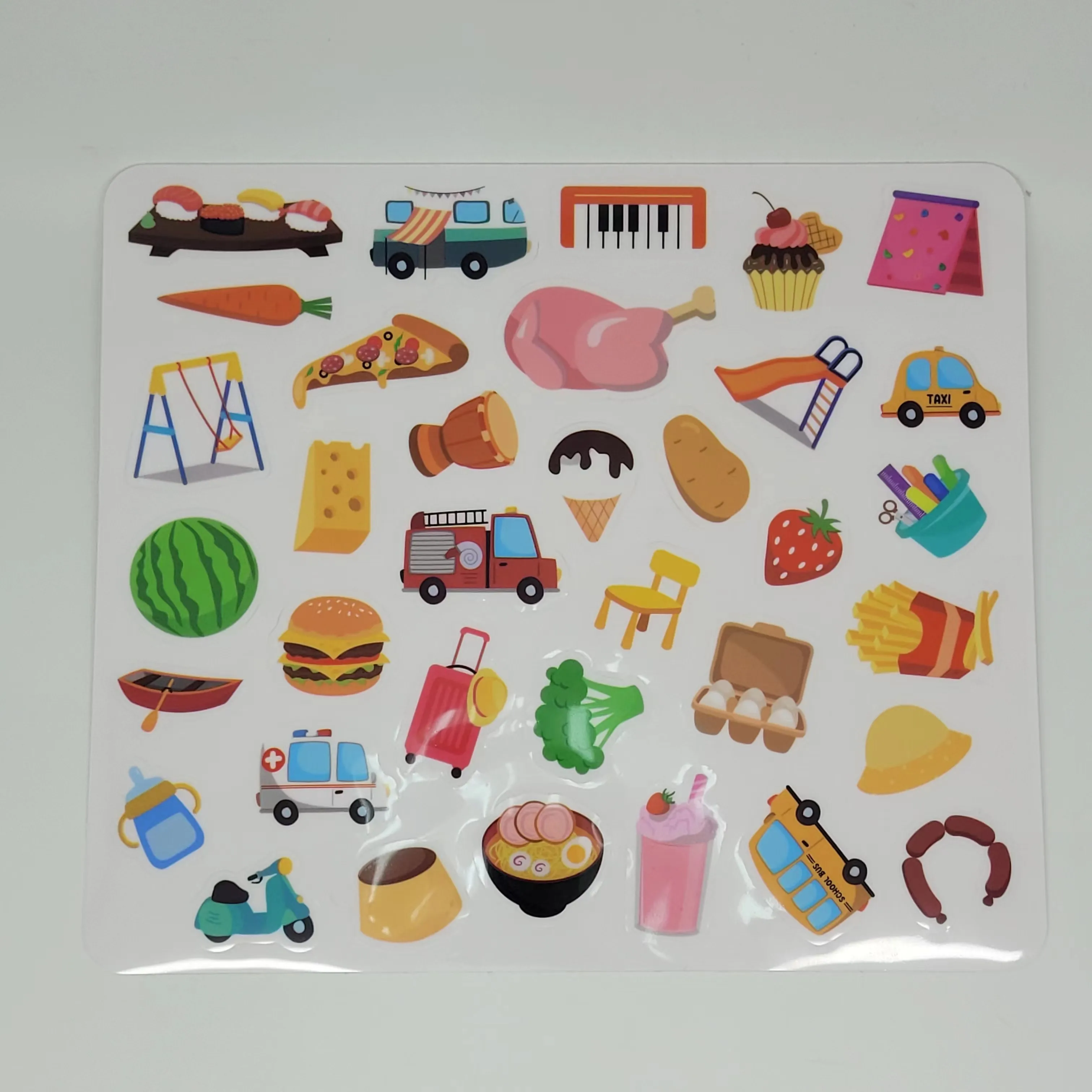 3 Folded Kid Learning Activity Game Board Book With Removable ...