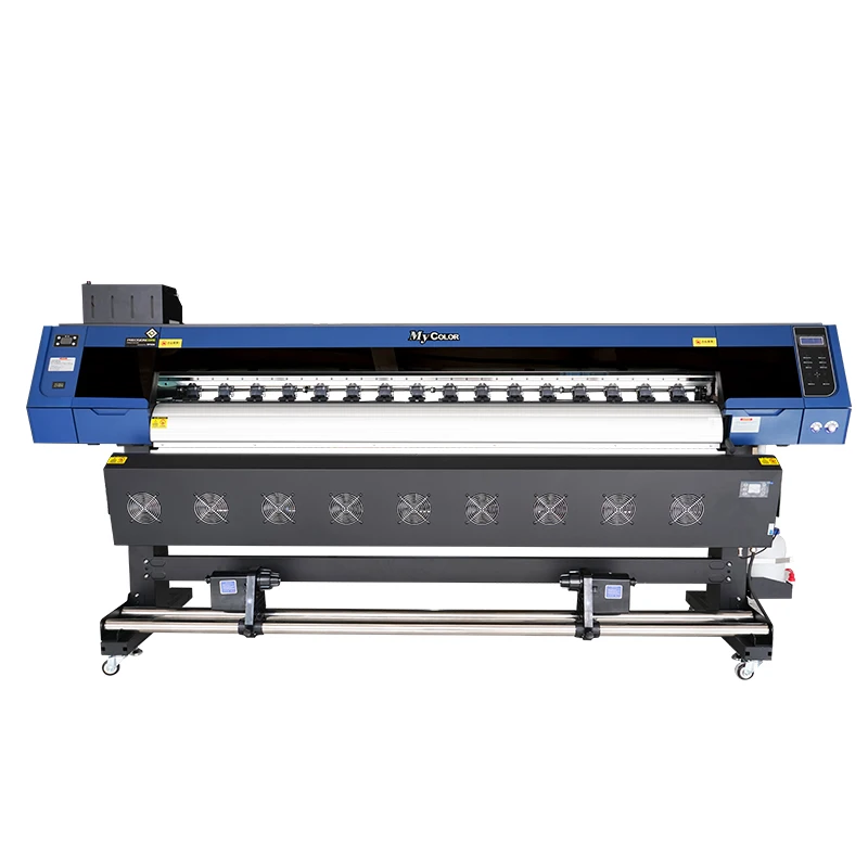 Mold-typed 2.1m Large Format Dual Head I3200 Eco Solvent Printer Inkjet ...