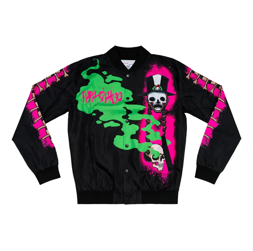 New Fashionable Streetwear Satin Bomber Jacket For Men Custom ...