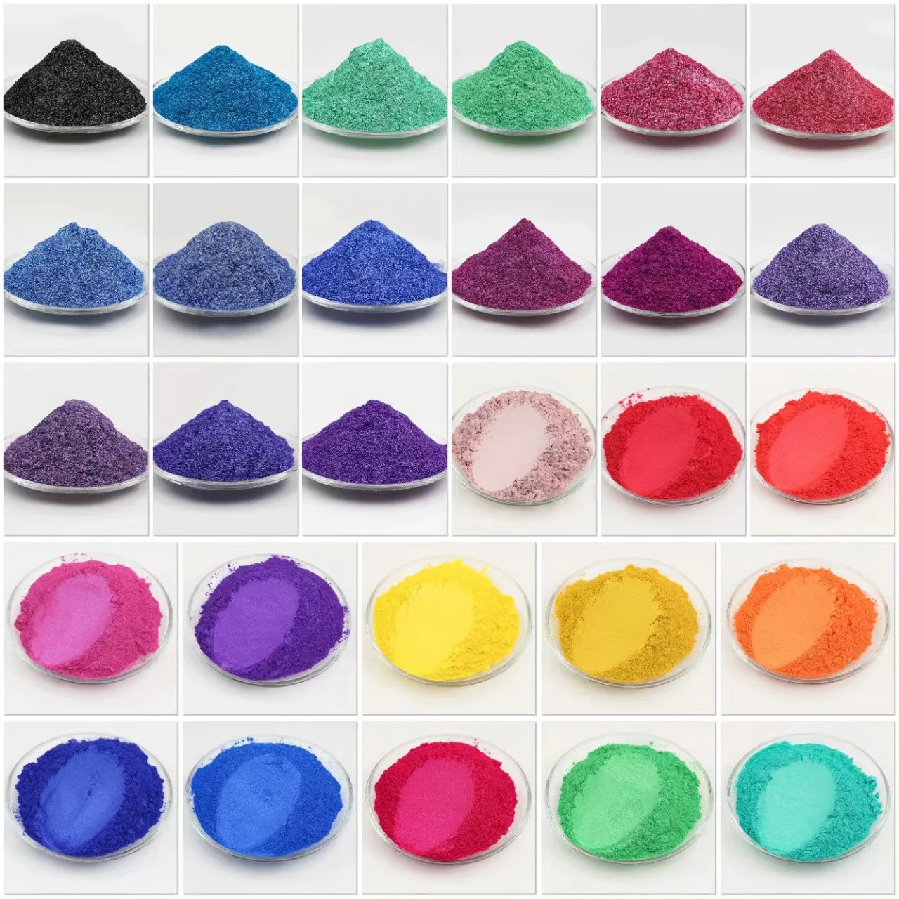 Cosmetic Color Shift Pearl Pigment Mica Powder Mica Powder Pearlescent ...
