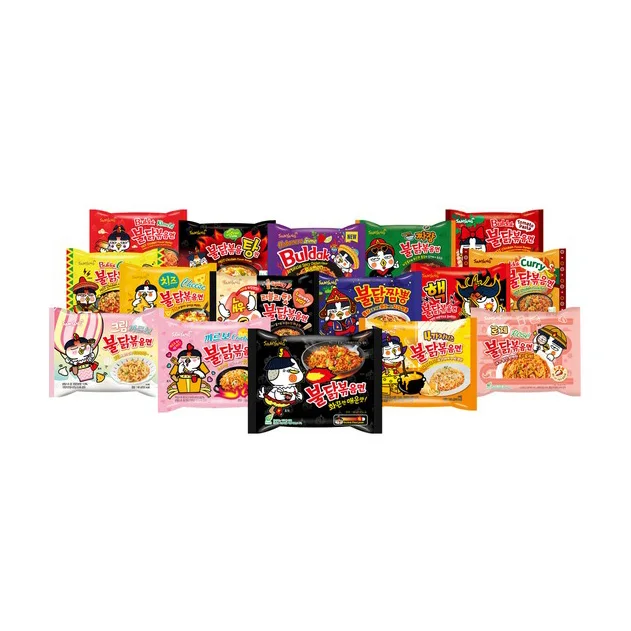 Samyang Spicy Hot Chicken 11 Flavors Combo Buldak Ramen 11 Packs