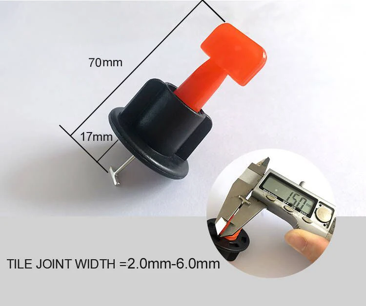 Reusable T Type Tile Leveler Porcelain Levelers Clip Tile Leveling System Reusable Tile