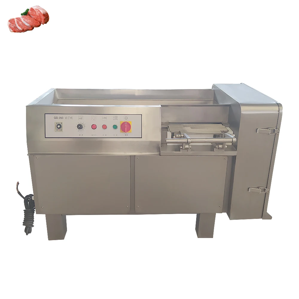 Chicken Meat Dicer Industrial Meat Cutter Stainless Steel High ...