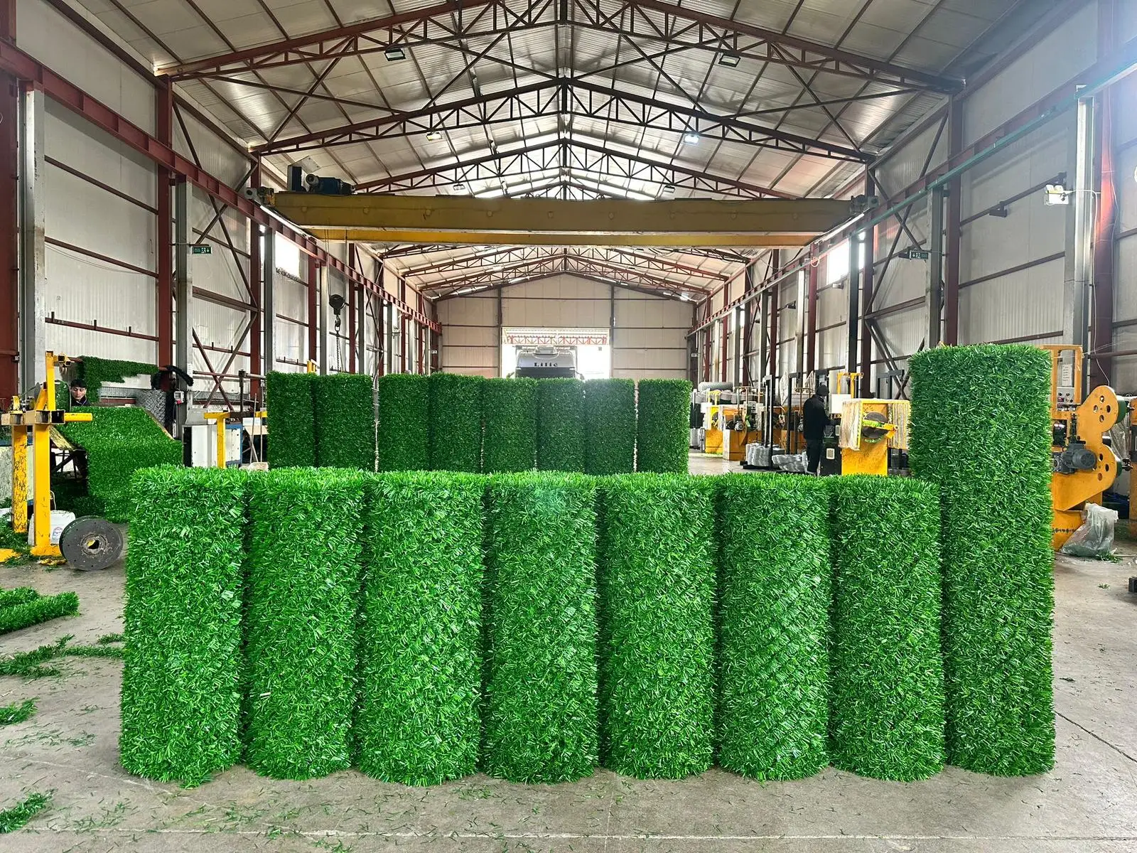 H100 Cm X L:1000 Cm Artificial Grass Chain Link Fence Rolls