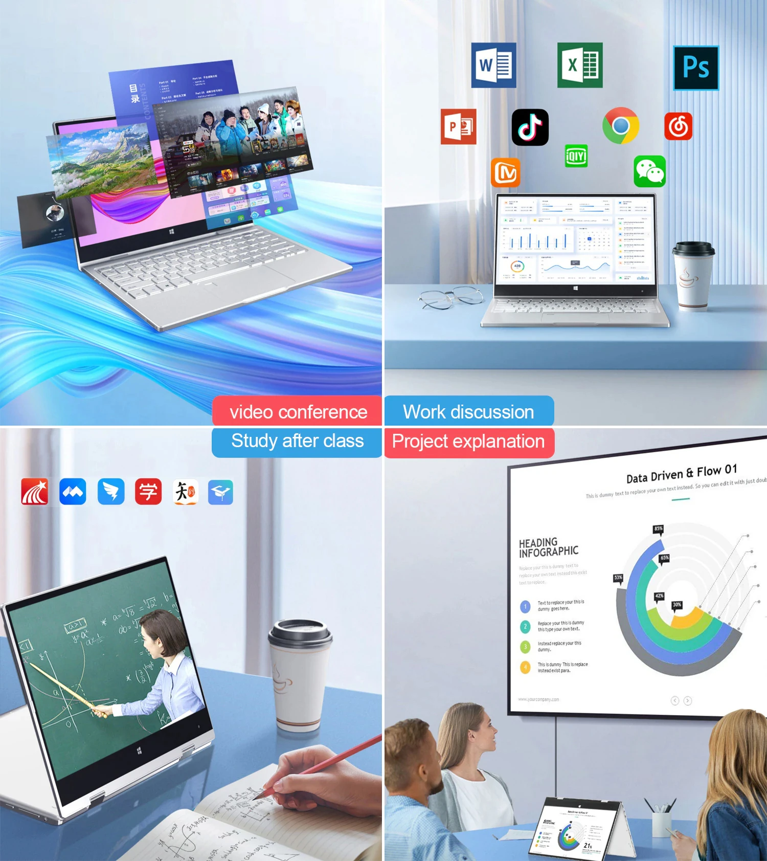 Pentium N6000 Touch Screen Laptop 11.6 Inch 16gb Ram Wins 11 Portable ...