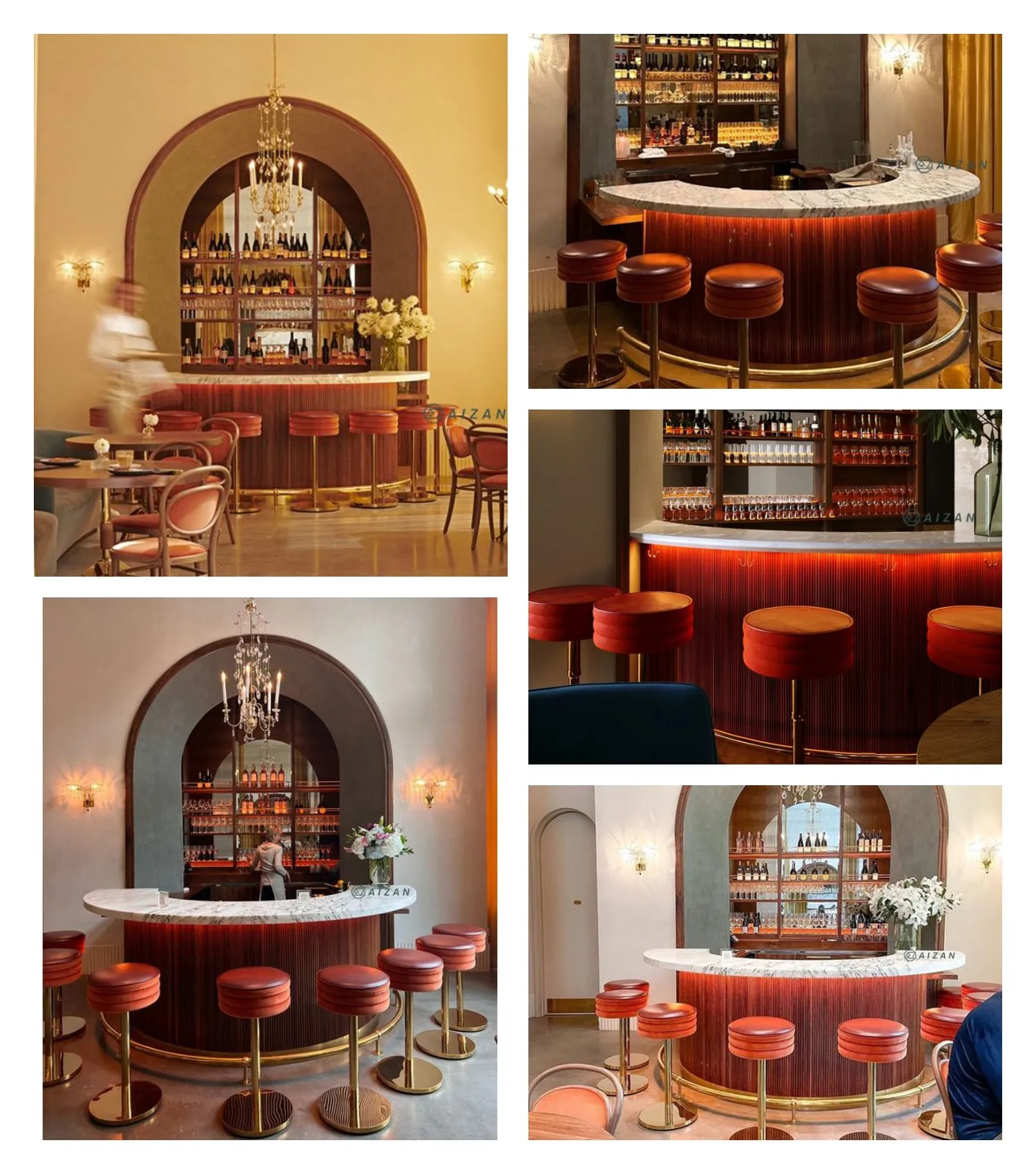 Luxury Home Interior - Modern Bar Counter Design
