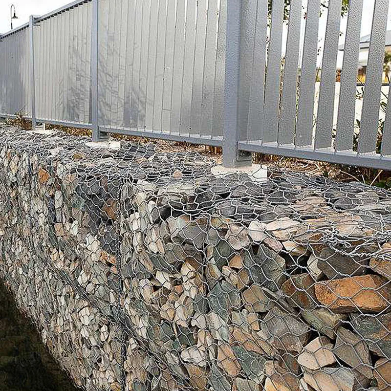 8x10 Gabions Wire Mesh Wall Gabion Retainer PVC Coated Gabion Retaining ...