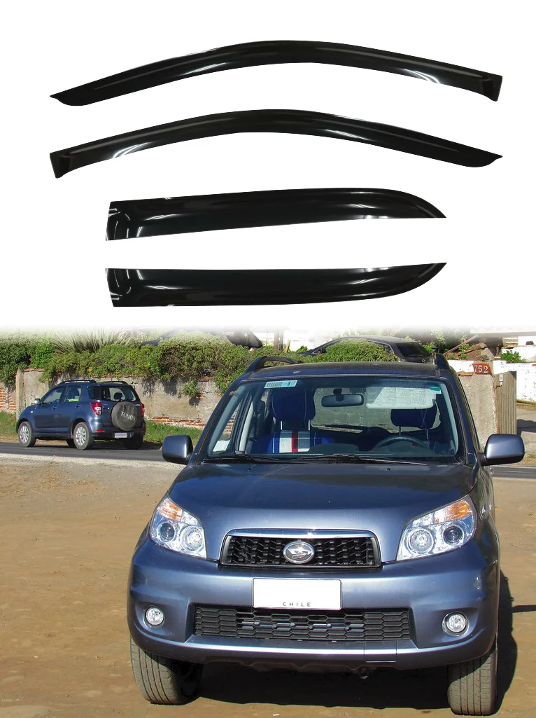 Daihatsu Terios 2006-2018 Weather Shield Rain Guard Window Visors