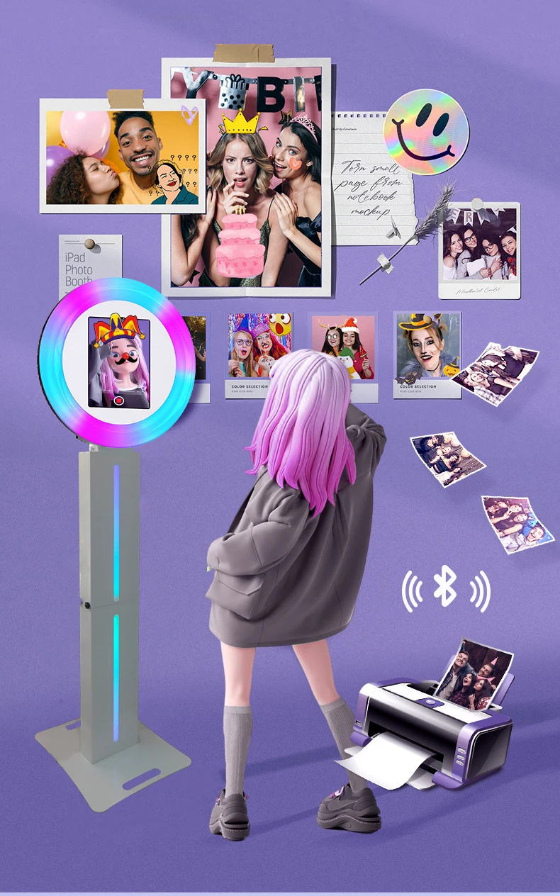 Portable Led Ring Light Roamer Roaming Photobooth Ipad Photo Booth ...